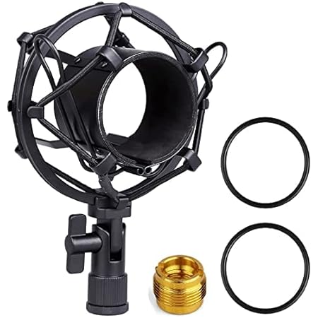 Amazon.com: Koolertron Microphone Shock Mount,Mic Clip Holder,Universal ...