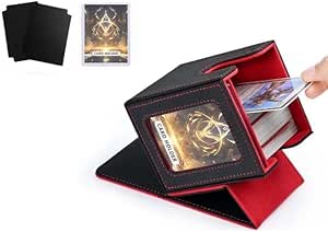 Amazon.com: Card Deck Box for Trading Cards, 100+ Trading Card Storage ...