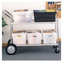 Amazon.com : Charnstrom Jumbo Distribution Bulk Mail Cart Includes ...