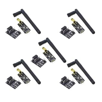 Amazon | 5sets NRF24L01+PA+LNA Module with SMA 1100m Module with ...