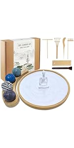 Amazon.com: Zen Garden Kit for Desk Decor - Premium Beautiful Japanese ...