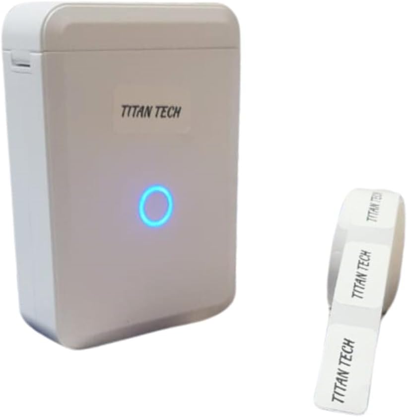 TITAN TECH Label Printer - Mini Portable Label Printer Machine for ...