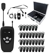 Amazon.com: PANDAAR Wireless Tour Guide System,1 Transmitter 10 ...