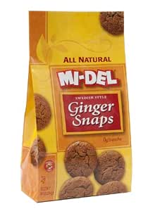 Amazon.com: MIDEL COOKIE SNAP GINGER, 10 OZ : Grocery & Gourmet Food
