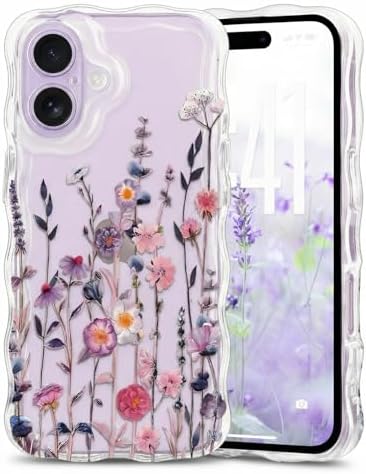 Amazon.com: Micoden for iPhone 16 Plus Case, Cute Floral Girls Women ...