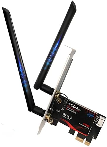 Amazon.com: ienRon WiFi 6 PCIe WiFi Card for PC, Bluetooth 5.0 WPA3 802 ...