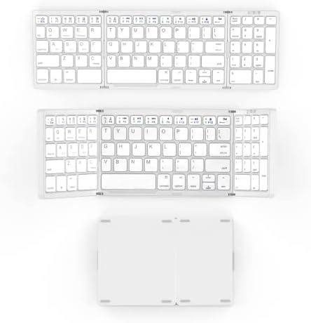 Foldable Keyboard Bluetooth, Qwerty US Layout, Portable Folding ...