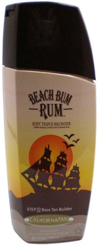 Amazon.com : California Tan Beach Bum Rum Bronzer Step 1 8.5 Oz ...