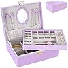 Amazon.com: Dajasan Girl's Jewelry Box, Jewelry Organizer Box with ...