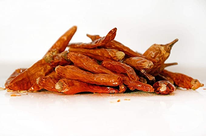 A D Food & Herbs Dried Yellow Chilli/Peeli Mirch Sabut Pure Spice ...