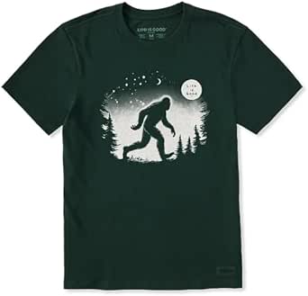 Amazon.com: Life is Good. Men's Big Foot Wildside Short Sleeve Crusher ...