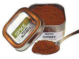 Amazon.com : Ground Nutmeg Tin : Nutmeg Spices And Herbs : Grocery ...