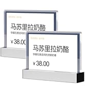 Amazon.com : ECKEK Self Adhesive Label Holder Acrylic Price Tag ...