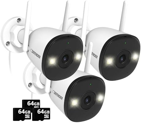 Amazon.com : Defender AI Powered Guard Pro 4K 8MP WiFi 6, Plug & Play ...