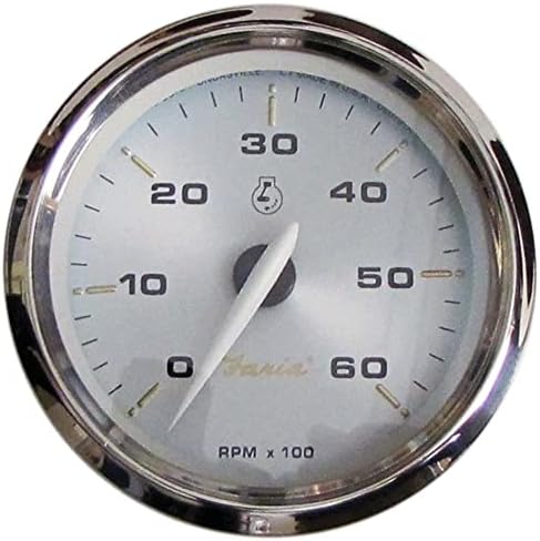 Amazon.com: Faria Beede 33104 Dress Tachometer (7000 RPM) - 4', White ...