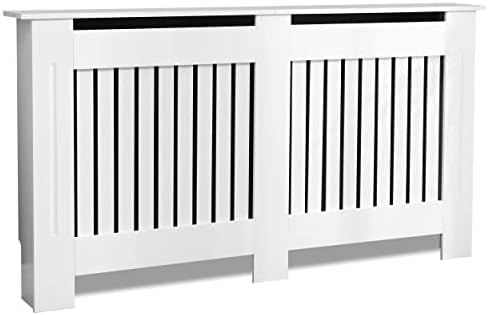 Blisswood Radiator Cover Small, Radiator Cover, Vertical Slatted Modern ...