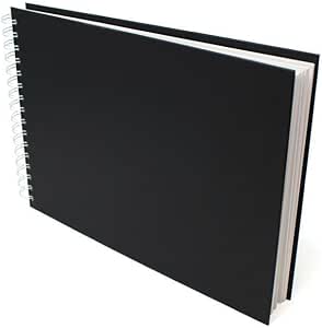 Artway Studio – Spiral Bound A3 Sketchbook – Landscape - 96 Sides/48 Pages of 170gsm Cartridge ...