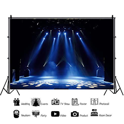 Renaiss 10x8ft Stage Spotlight Photography Background Concert Live ...
