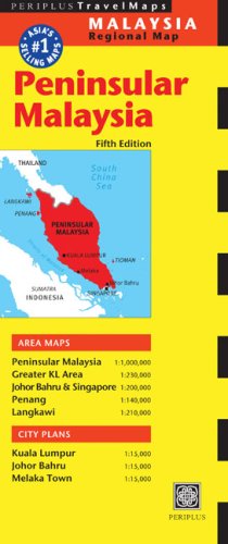 Peninsular Malaysia Periplus Map (Periplus Maps): Amazon.co.uk: Editors ...