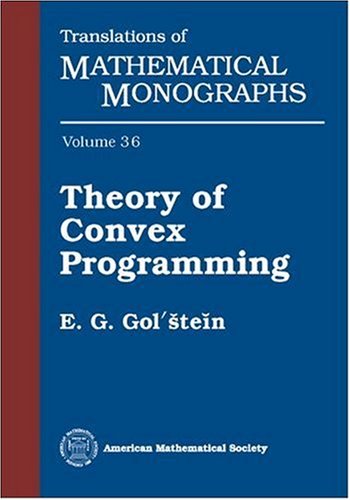 Amazon.com: Theory of Convex Programming (Translations of Mathematical ...