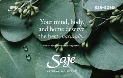 Amazon.ca: Saje Wellness eGift Card - Standard: Gift Cards