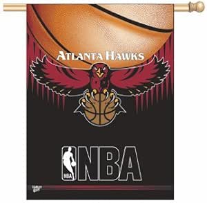 Amazon.com : Atlanta Hawks Flag - Flags : Sports Fan Outdoor Flags ...