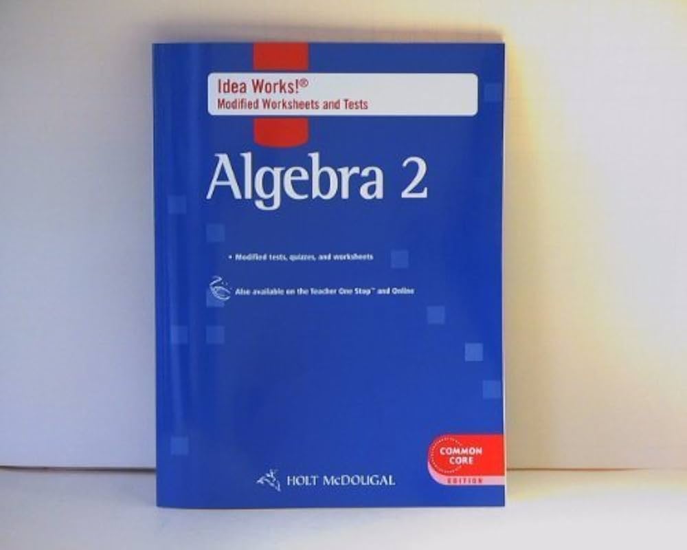 Holt Mcdougal Mathematics Worksheets Substitution With Algebraic