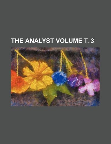 The Analyst Volume . 3 : Amazon.in: Books