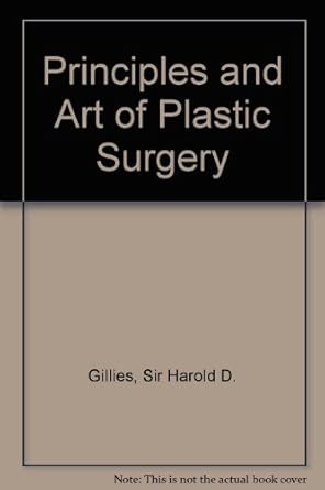 Buy Principles and Art of Plastic Surgery Book Online at Low Prices in ...