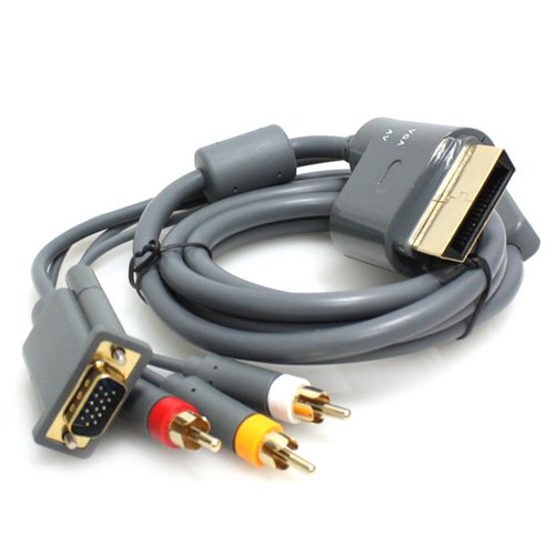 Amazon.com: 3 RCA VGA HD AV Cable for Xbox 360 : Electronics