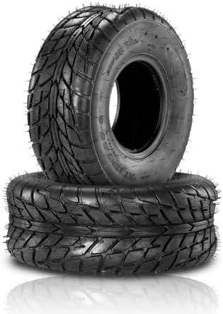 Amazon.com: Autoforever Set of 2 19x7.00-8 Go Cart ATV UTV Tires 19x7.00-8 6PR Tubeless All ...