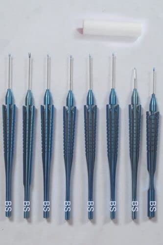 Titanium Vitrectomy Scissor & Forceps set 8 piece 23gauge &20 gauge any ...