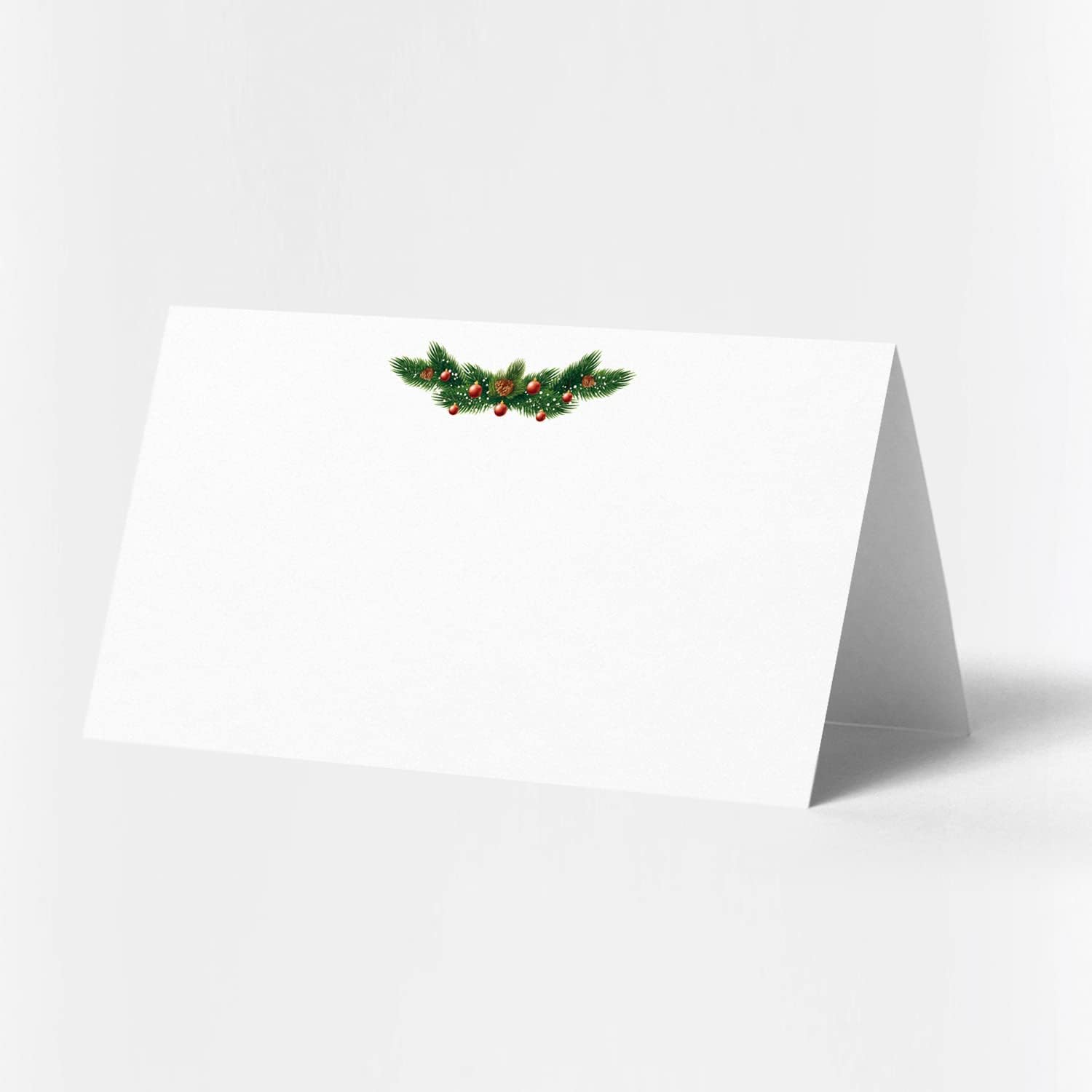 Amazon.com: Christmas Place Cards (3.5 x 2 in) 25 pcs, Table Name Cards ...