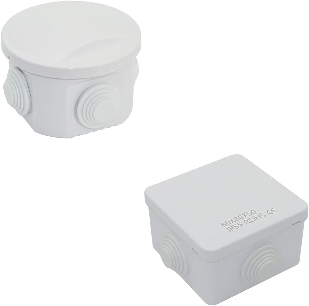 LeMotech ABS Plastic Dustproof Waterproof IP55 Junction Box Universal ...