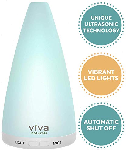 Viva Naturals Aromatherapy Essential Oil Diffuser - Vibrant Changeable ...