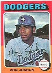 Amazon.com: 1975 Topps Baseball Card #547 Von Joshua : Collectibles ...