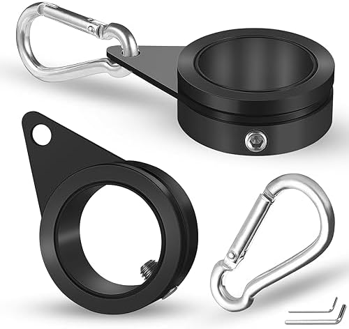 Amazon.com : NQ Flag Pole Rotating Rings, Aluminum Alloy Flag Pole ...