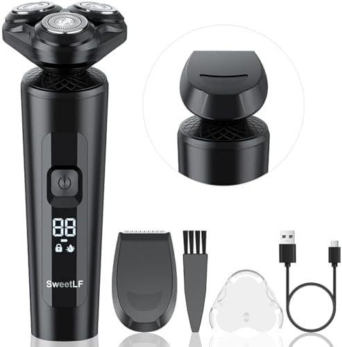 Amazon.com: Electric Shavers for Men, Ipx7 Waterproof Electric Razors ...