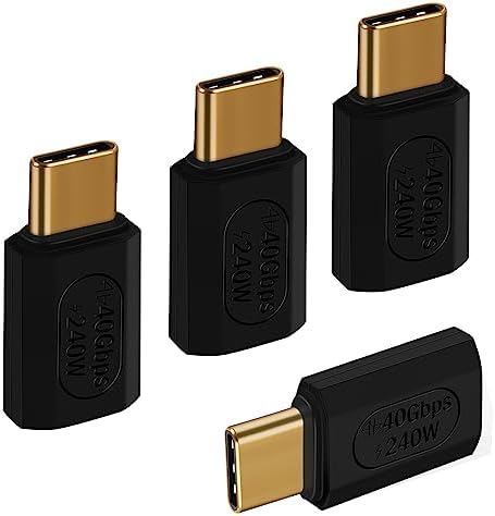 Amazon.com: YoungSelly 4 Pack USB C Adapter Connector, Supports ...