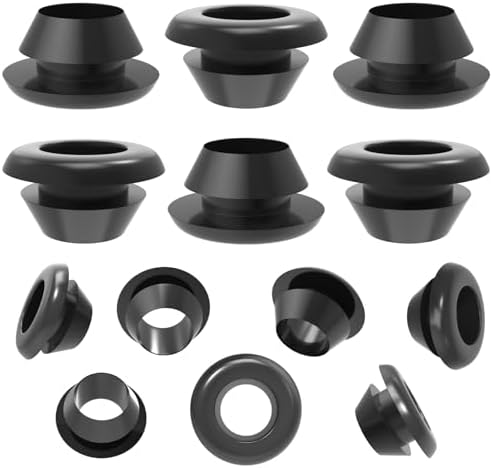 20 x Rubber Wire Covers Waterproof Rubber Cable Cover Round Rubber Seal ...