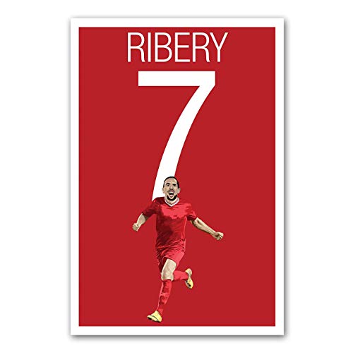 Amazon.com: Franck Ribery Poster - Bayern Munich Art : Home & Kitchen