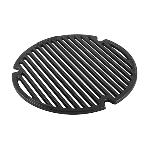 Vankey Cast Iron Grill Grate for Kamado Joe JR,Round Cooking Grids ...