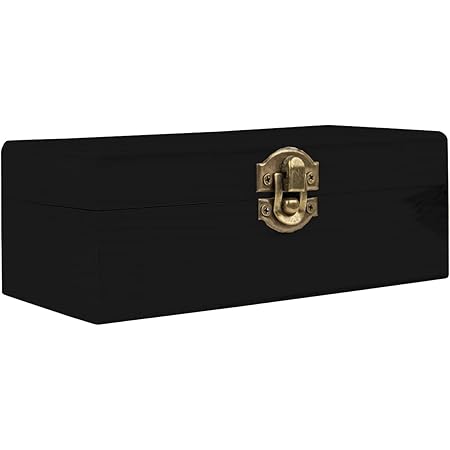 Amazon.de: Holzbox mit Deckel weiß - aus Naturholz, Holzkiste ...