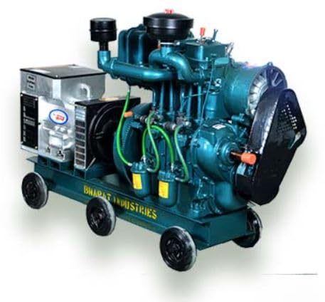 PARKAR 15 KW Diesel Generator With Water Cooling Single Phase Power ...