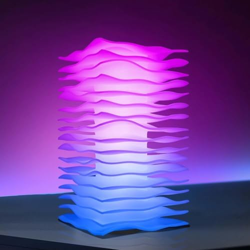 BRIMAX 5.9‘’ Dimmable RGB Table Lamp, Color Changing LED Touch Lamp ...