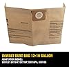 DEWALT DXVA19-4102 Dust Bag Fits for 12-16 Gallon Wet/Dry Vacuum ...