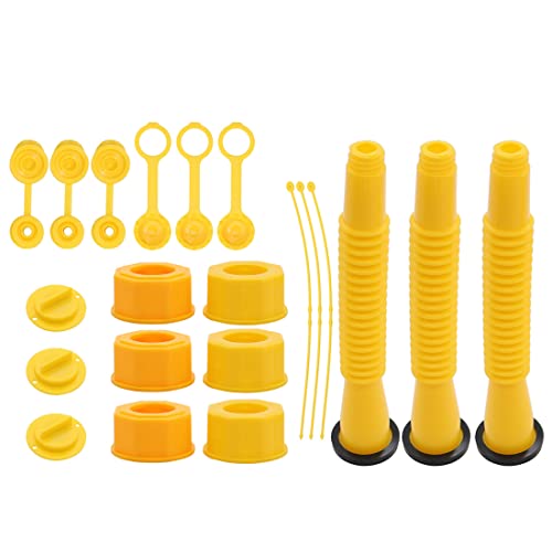 Amazon.com: Nakkaa Gas Tank Spout Replacement Gas Tank Nozzle 3 Kit ...