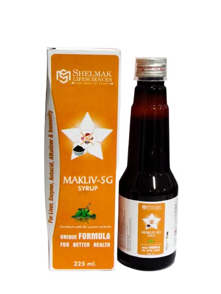 Buy MAKLIV-5G Ayurvedic (225ML) Liver, Alkalizer, Enzyme, Antacid ...