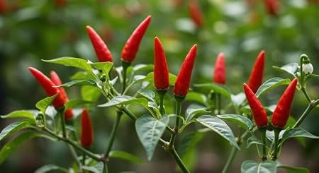 Thai Bird Eye Chilli Live Plant – Small Extra Hot Variety (1 Healthy ...