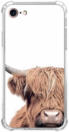 Amazon.com: AOSSXIN Brown Scottish Highland Cattle Case Compatible with ...